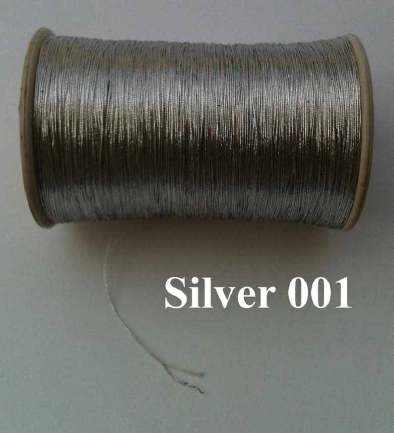 10 X Metallic Thread Yarn Spools Golden Metallic Thread - Etsy