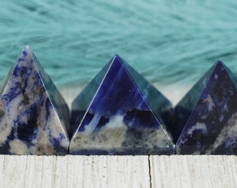 Blue Crystal Pyramid | Etsy