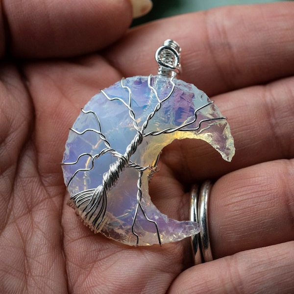 Wire Wrapped Moon - Etsy