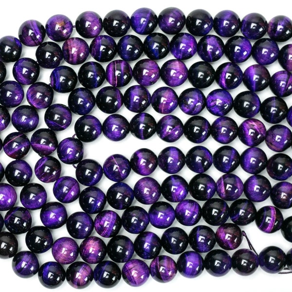 Purple Tiger Eye - Etsy