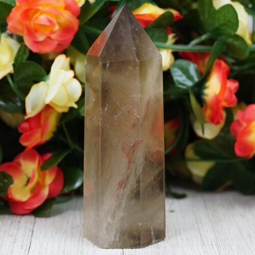 Large Crystal Towers Real Crystal Lamp Large Gemstone Tower - Etsy