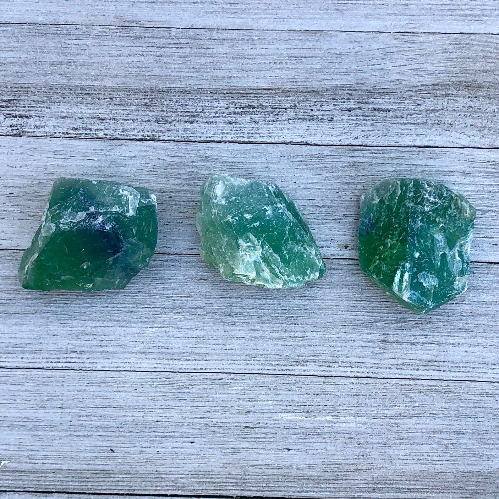 Large Raw Green Fluorite Stone | Etsy