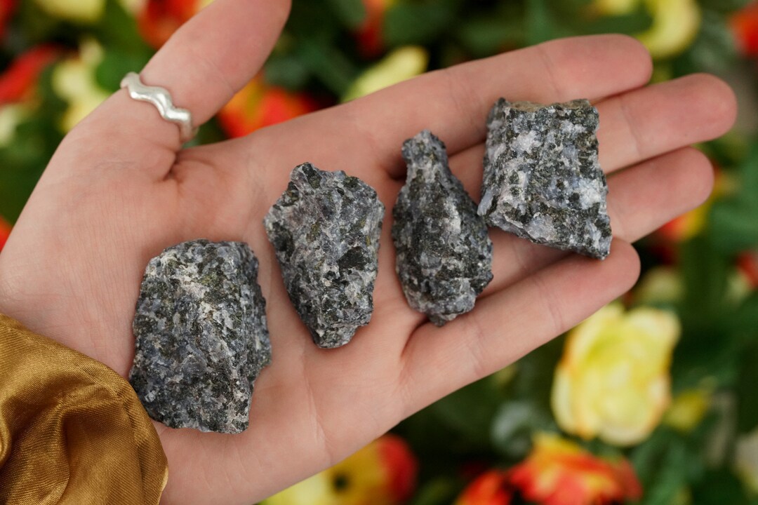 Small Raw Indigo Gabbro Rough Crystal - Etsy