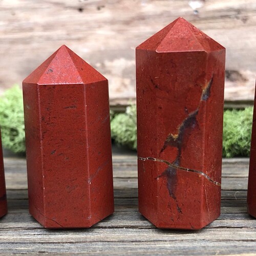 Red Jasper Crystal Tower Point | Etsy