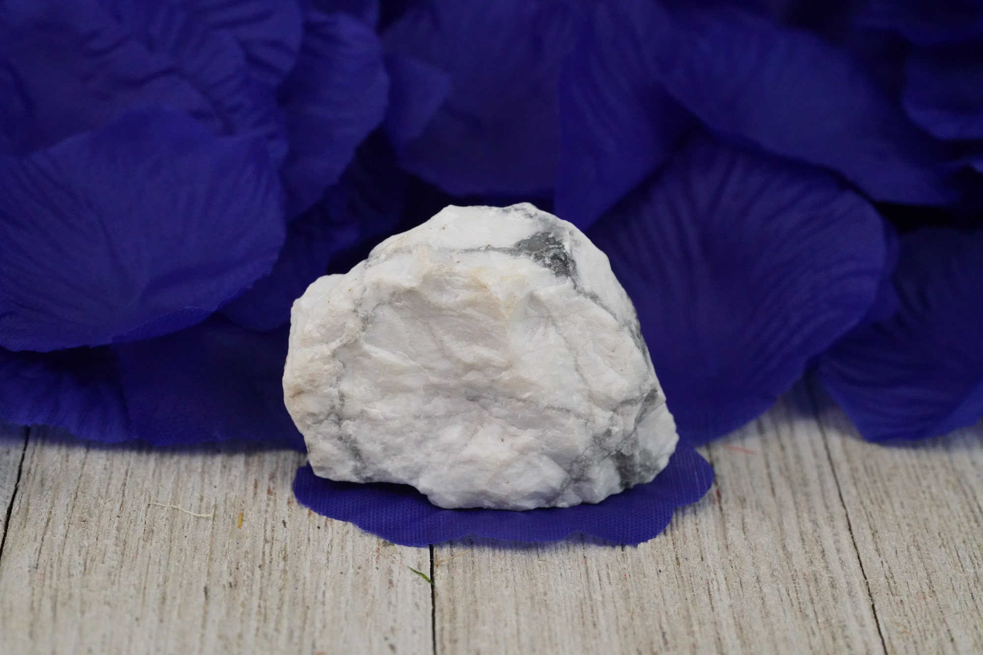 Large Raw White Howlite Rough Crystal - Etsy