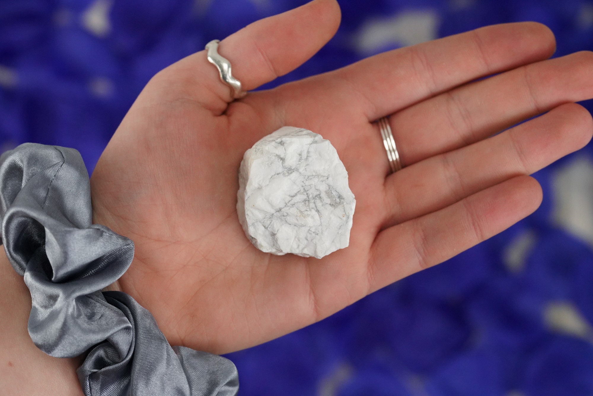 Large Raw White Howlite Rough Crystal - Etsy