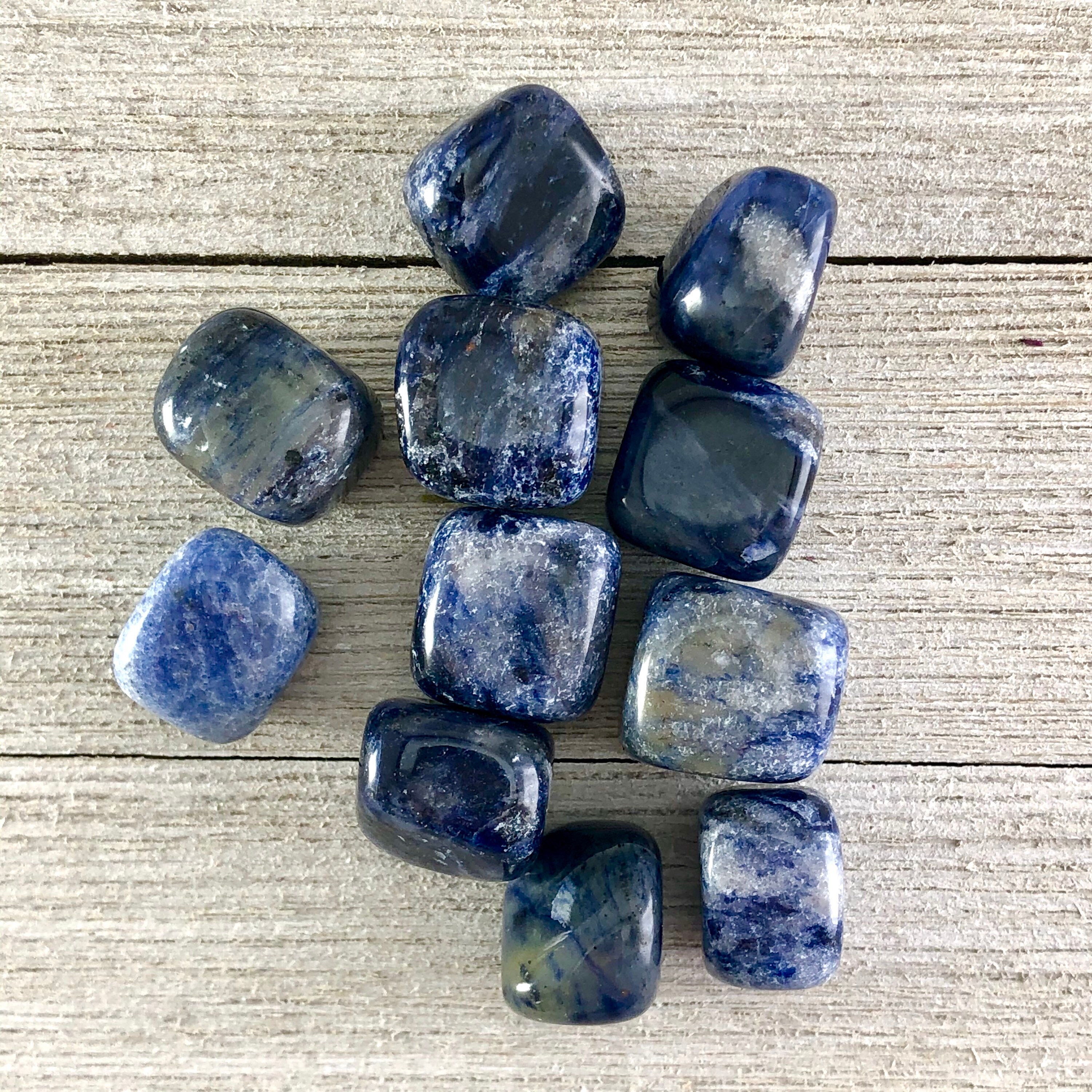 Tumbled Sodalite Polished Stone - Etsy