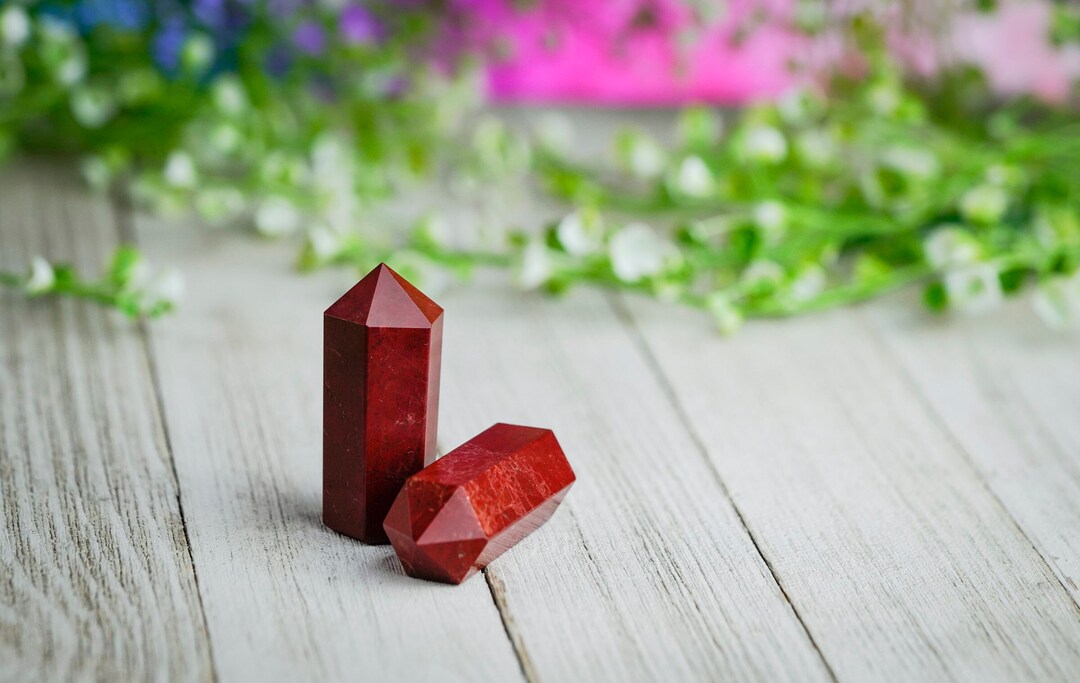Red Jasper Crystal Tower Point - Etsy