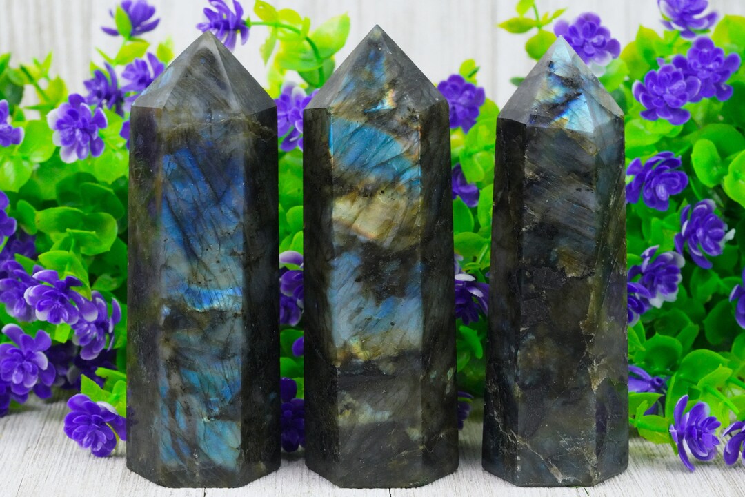 Large Labradorite Crystal Tower - Etsy