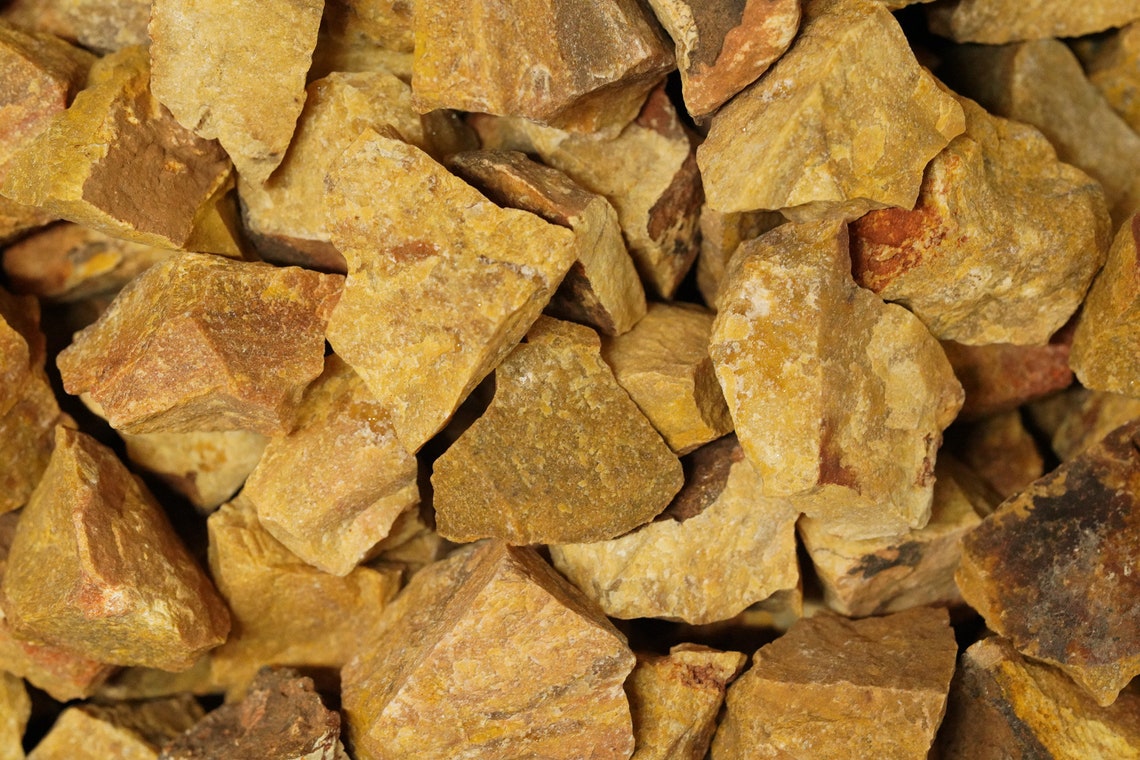 Large Raw Yellow Jasper Rough Crystal - Etsy