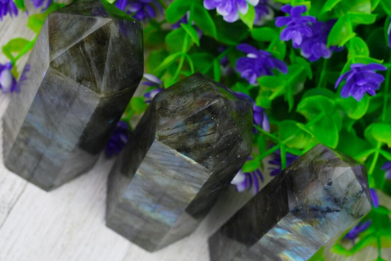 Large Labradorite Crystal Tower - Etsy