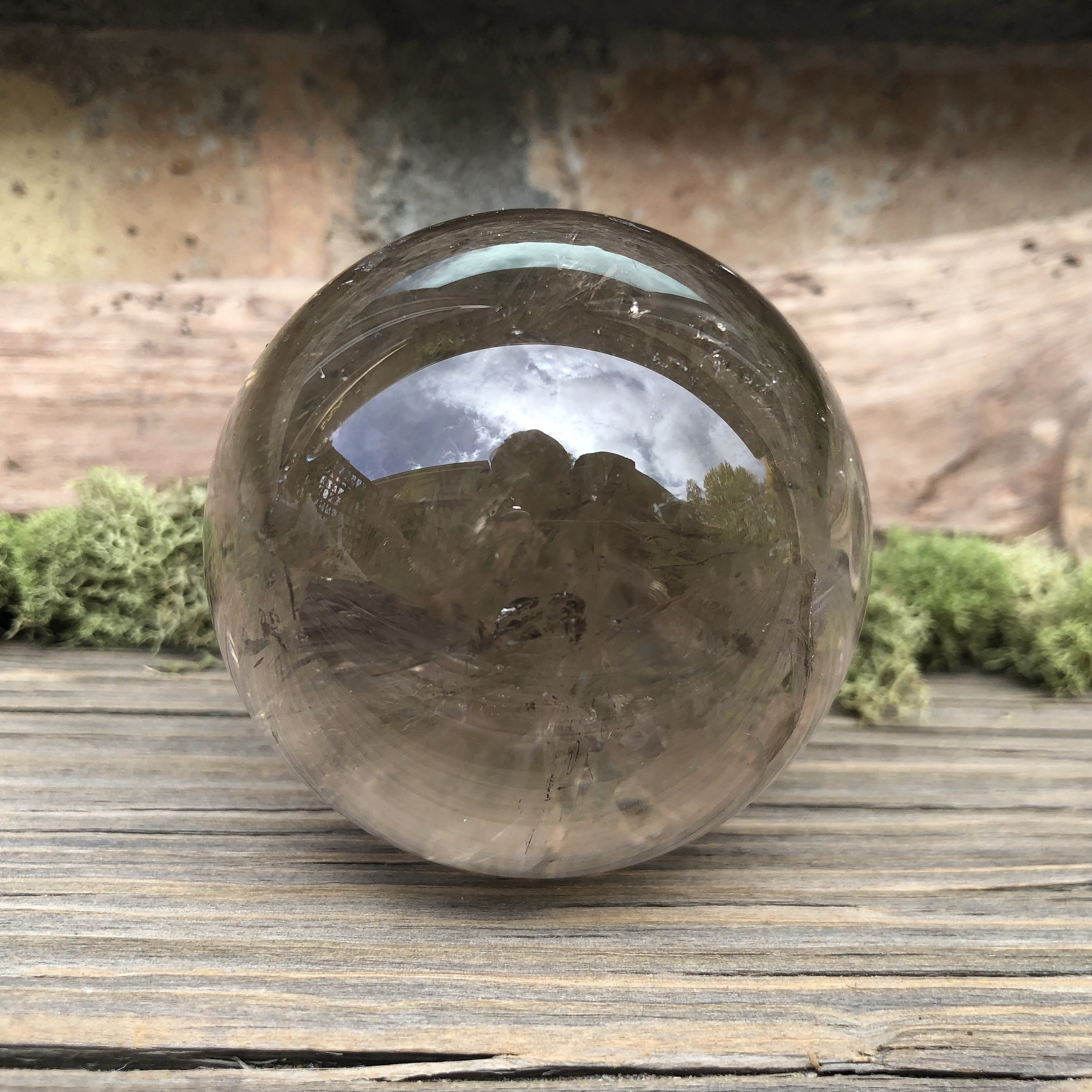 Smoky Quartz Crystal Ball 60mm - Etsy