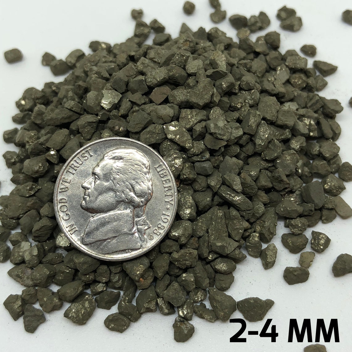 Crushed Pyrite ALL SIZES Pyrite Crystal Pyrite Powder | Etsy