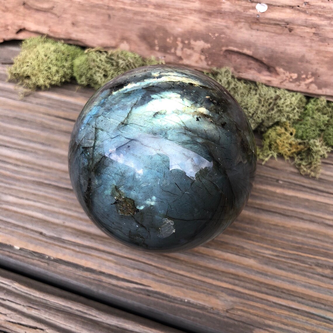 Labradorite Crystal Ball 60mm - Etsy