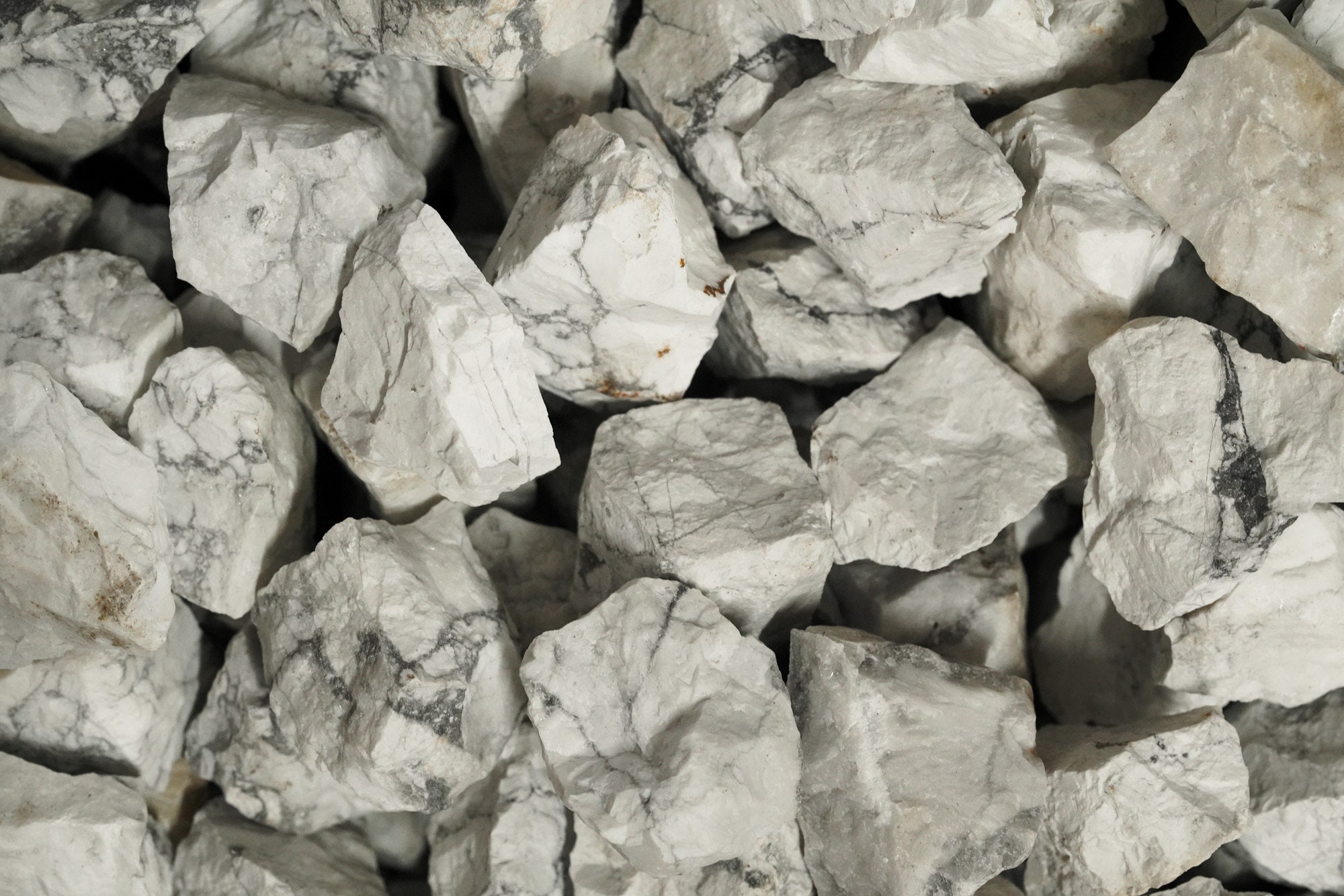 Large Raw White Howlite Rough Crystal - Etsy