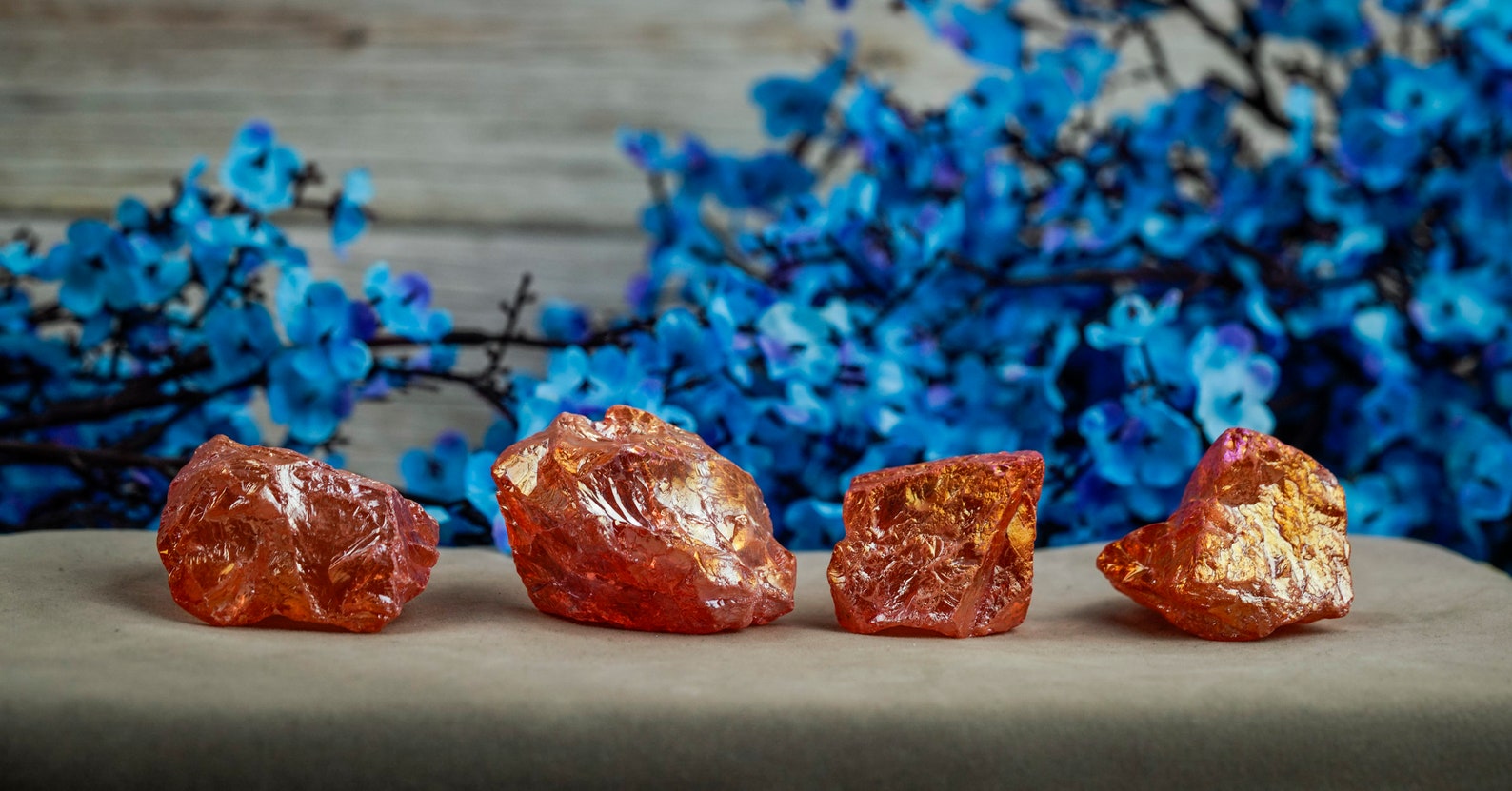 Raw Orange Aura Quartz rough Aura Quartz Crystal - Etsy