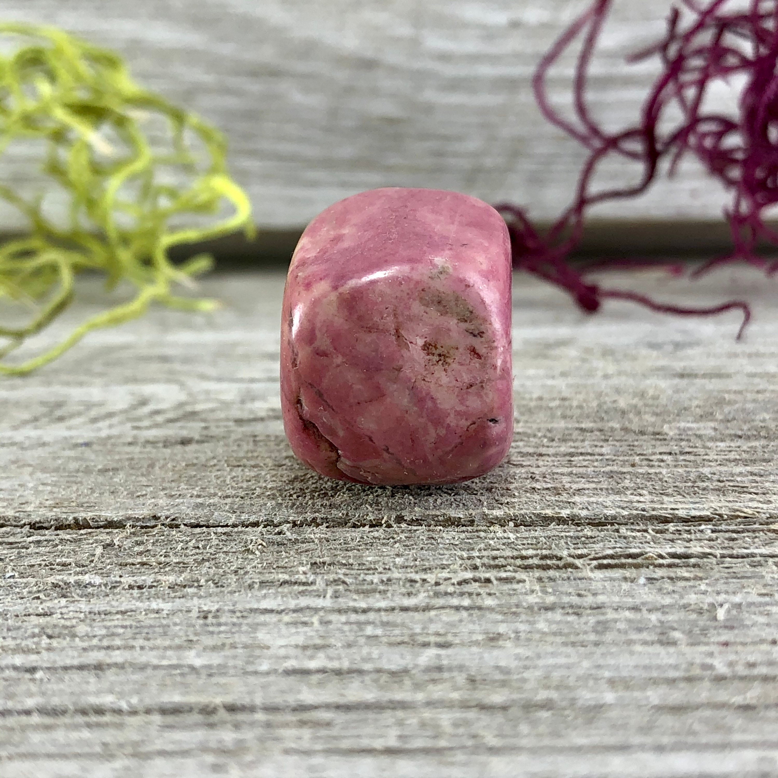 Tumbled Rhodonite Polished Stone - Etsy