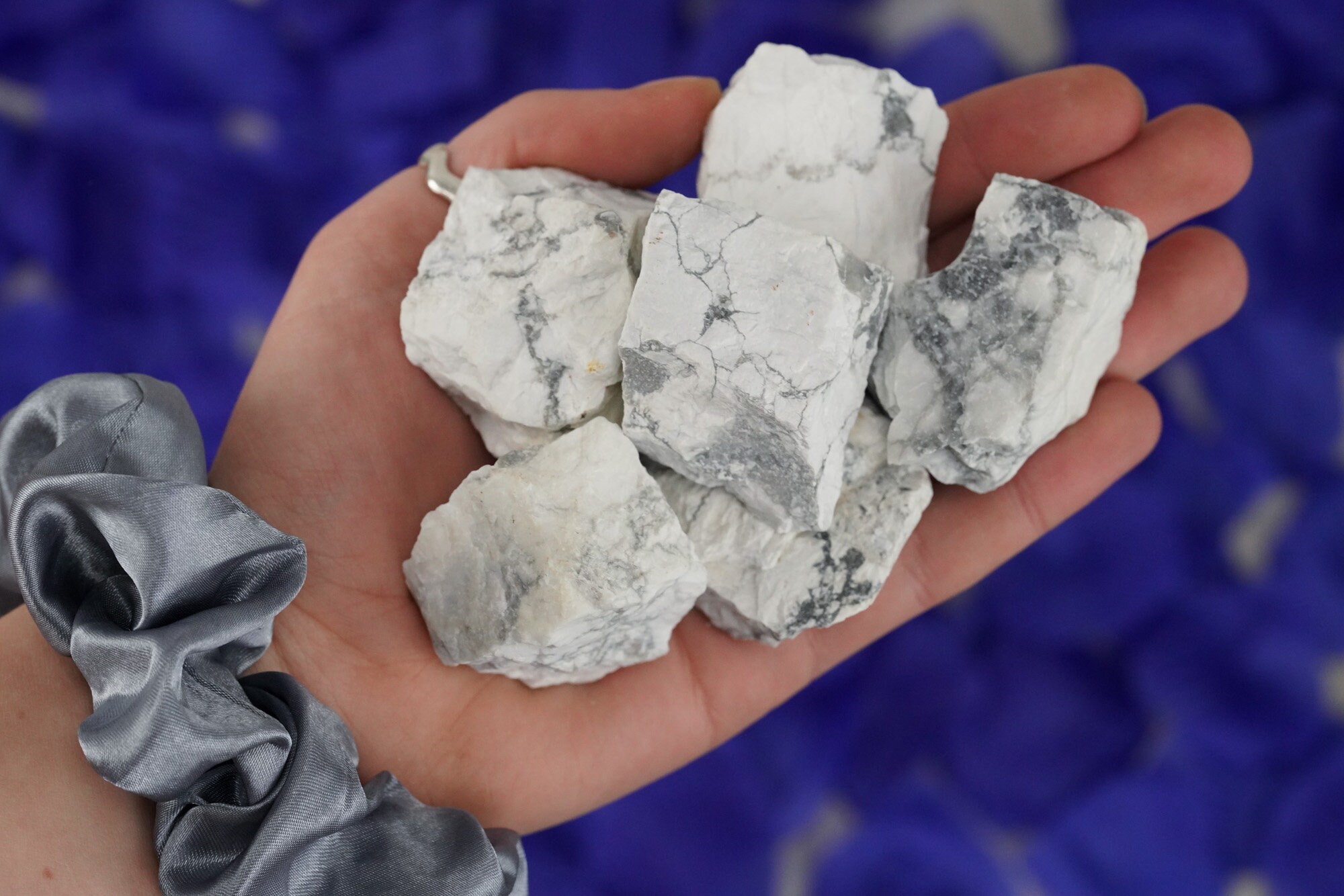 Large Raw White Howlite Rough Crystal - Etsy