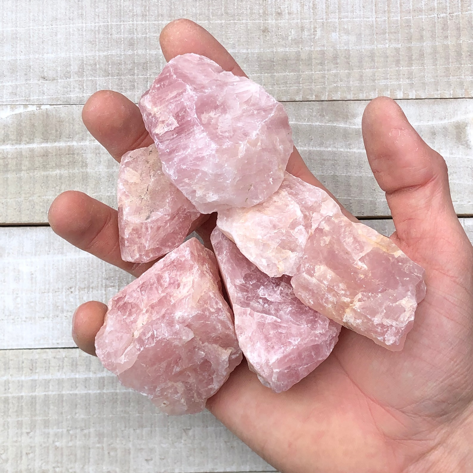 Large Raw Rose Quartz Stone - Etsy