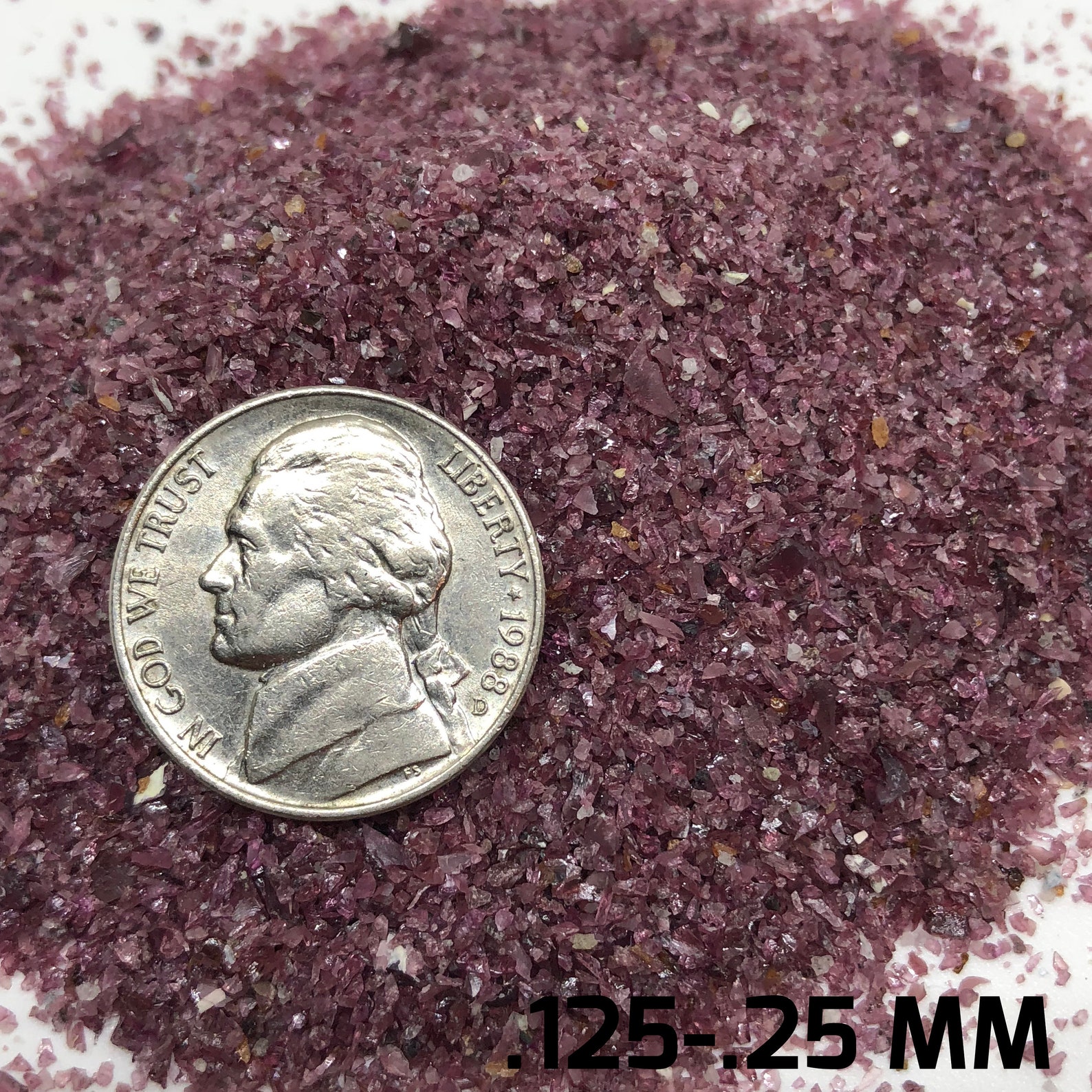 Crushed Garnet ALL SIZES Garnet Powder Garnet Gravel - Etsy