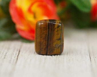 Tiger Iron - Tiger Iron Stone - Tigers Eye - Hematite Crystal - Tumbled ...