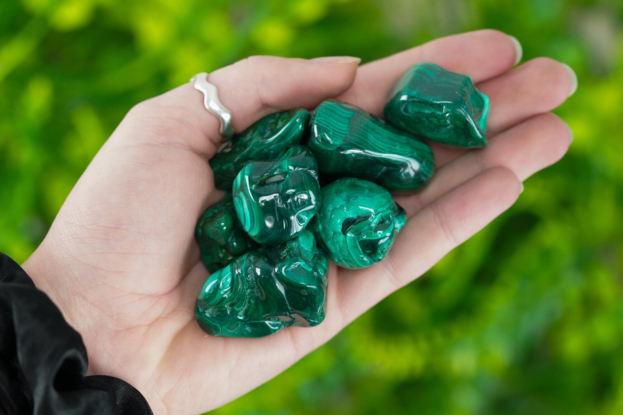 Genuine Malachite Crystal Chunks Pick Size - Etsy