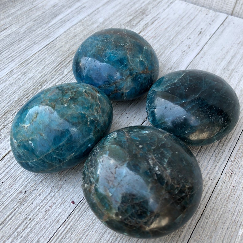 Large Apatite Palm Stone | Etsy