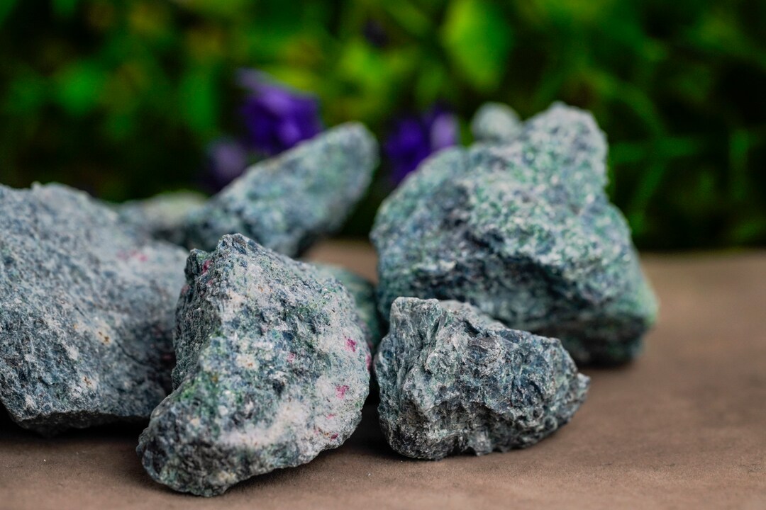 Small Raw Ruby Fuchsite Rough Crystal - Etsy