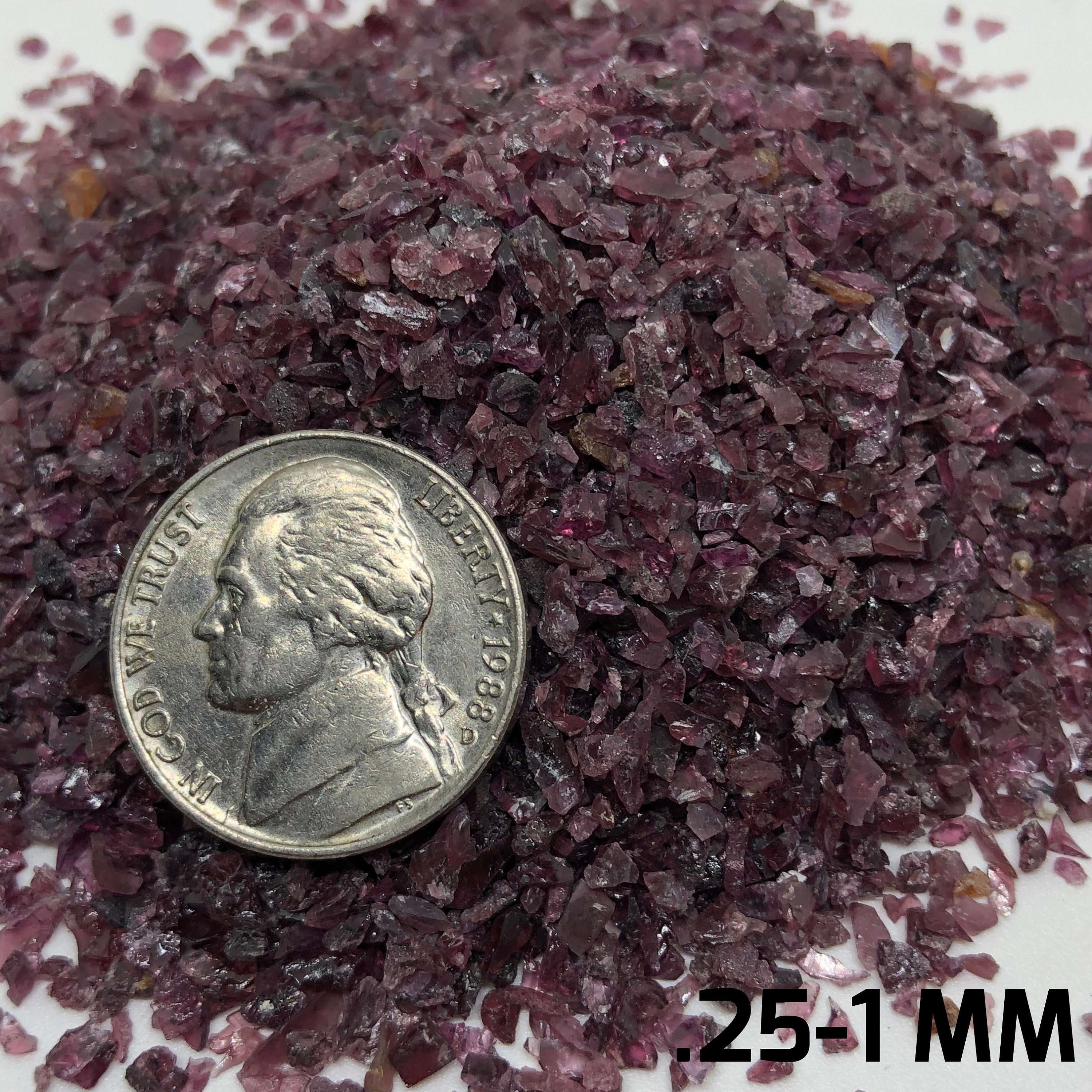 Crushed Garnet ALL SIZES Garnet Powder Garnet Gravel | Etsy UK