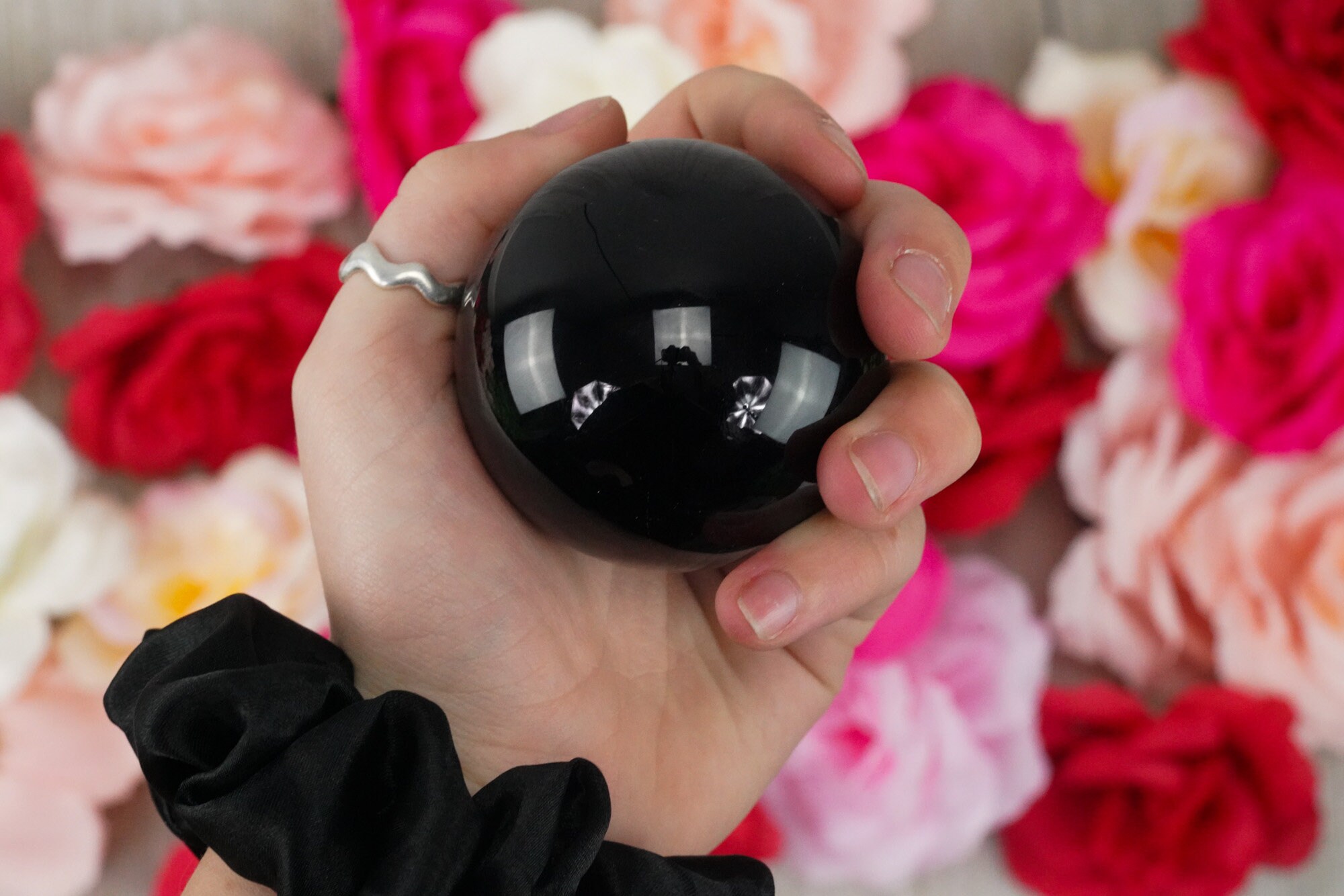 Obsidian Crystal Ball 60mm - Etsy
