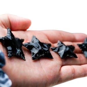 Obsidian Crystal Star - Etsy