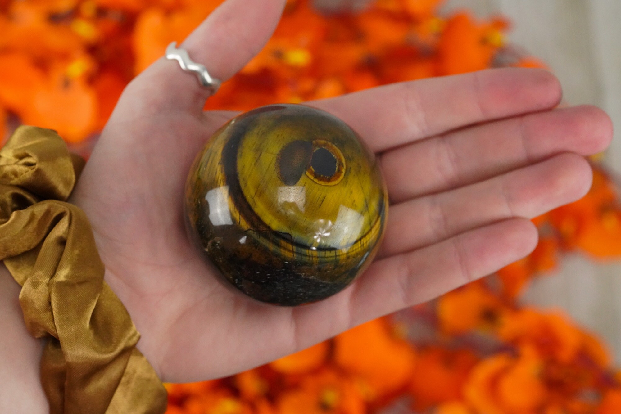 Tigers Eye Crystal Ball 60mm | Etsy