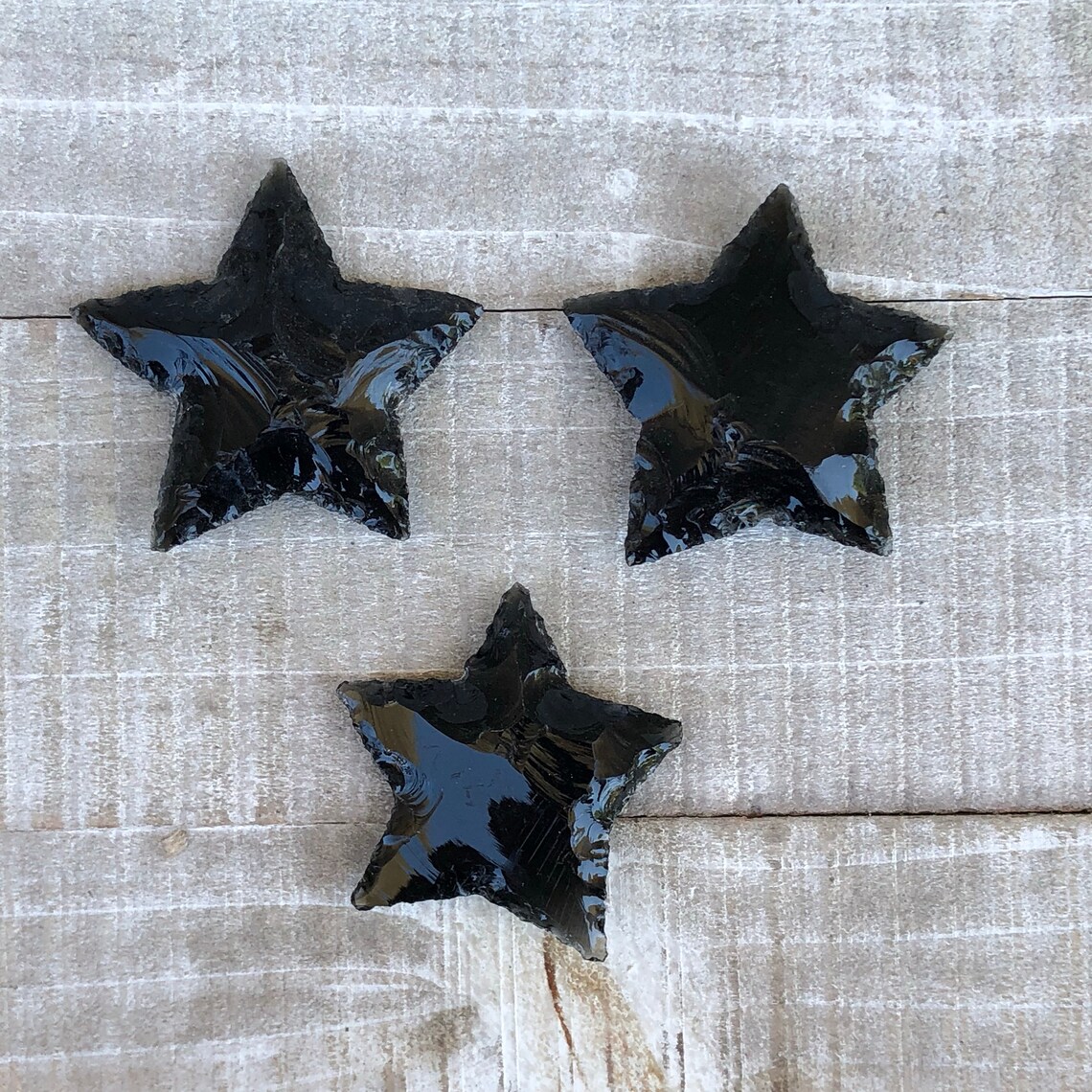 Obsidian Crystal Star - Etsy