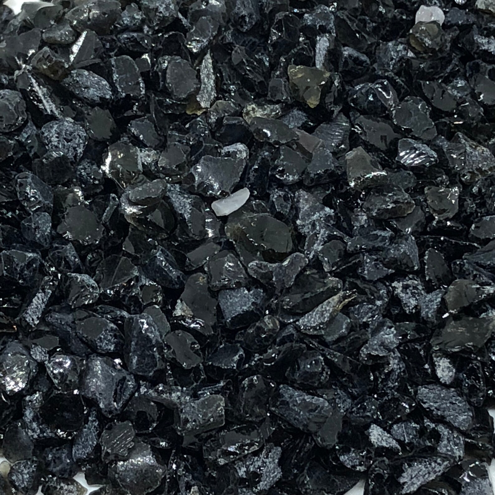 Crushed Obsidian ALL SIZES Powder Gravel Crushed Crystal - Etsy