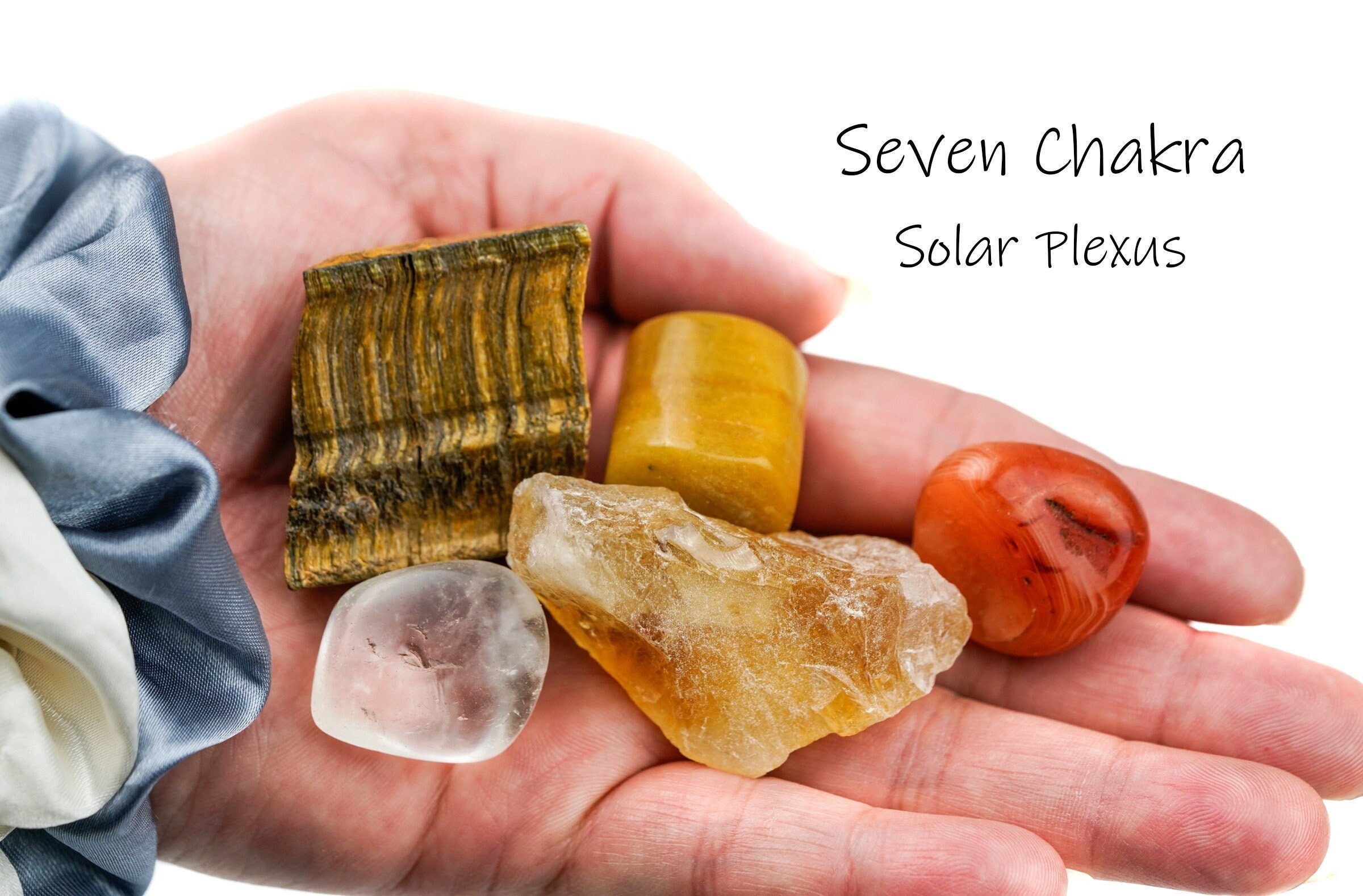 Solar Plexus Chakra Crystal Set - Etsy