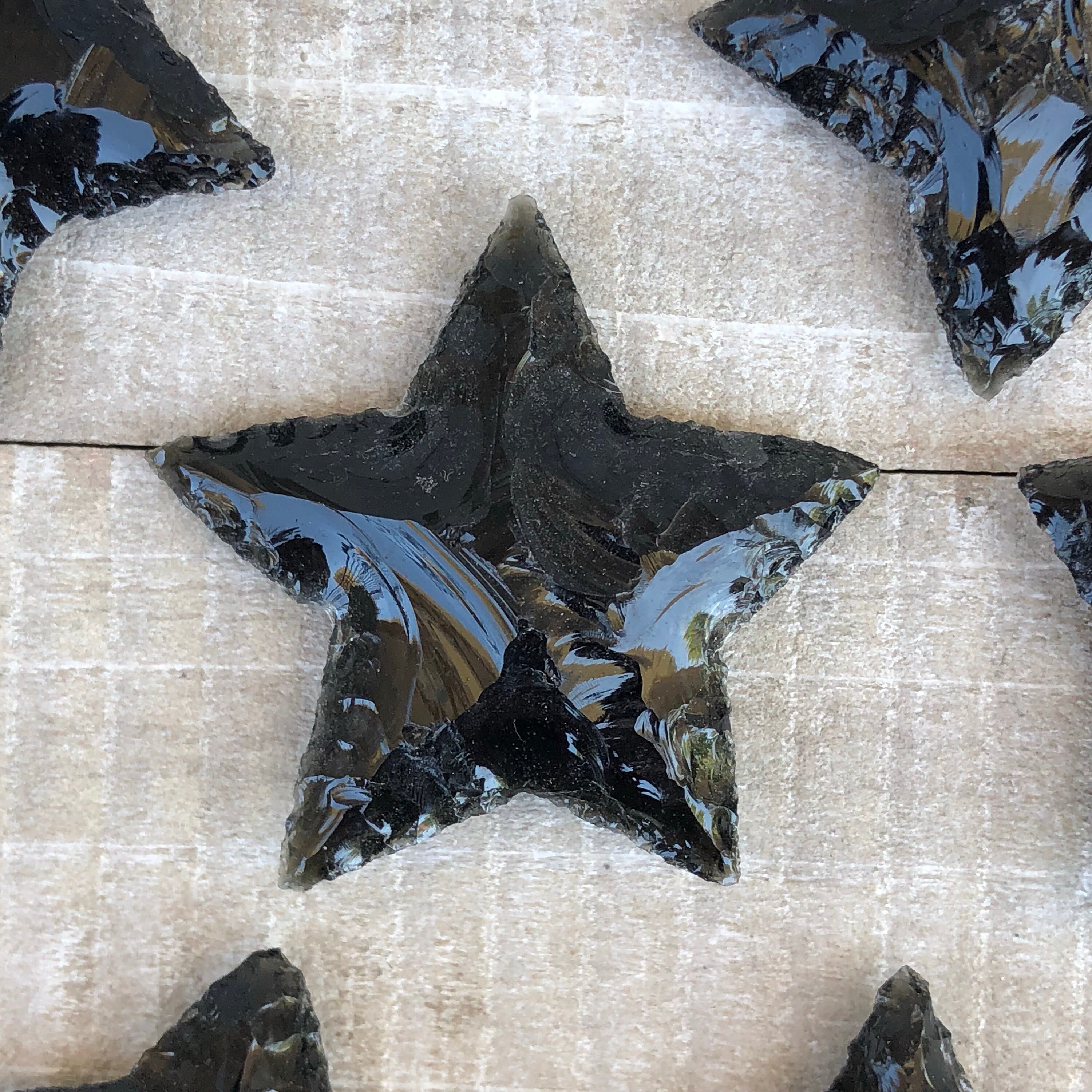 Obsidian Crystal Star - Etsy