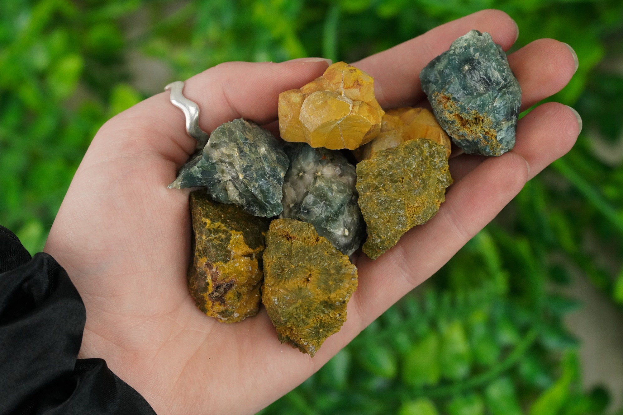 Small Raw Ocean Jasper Rough Crystal Orbicular Jasper - Etsy UK