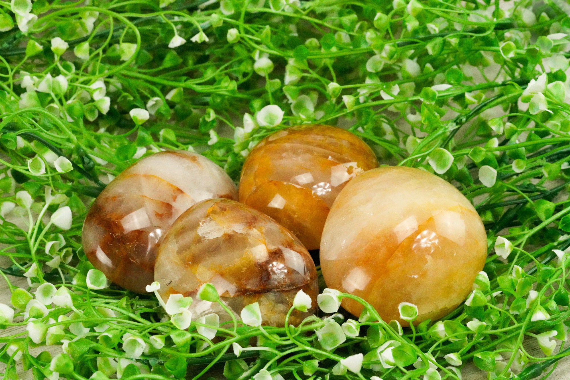 Yellow Jade Palm Stone (butter Quartz Crystal) - Etsy