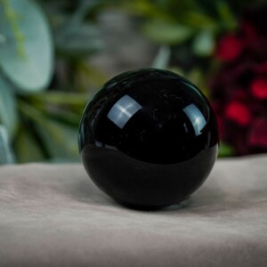 Obsidian Crystal Ball 60mm - Etsy