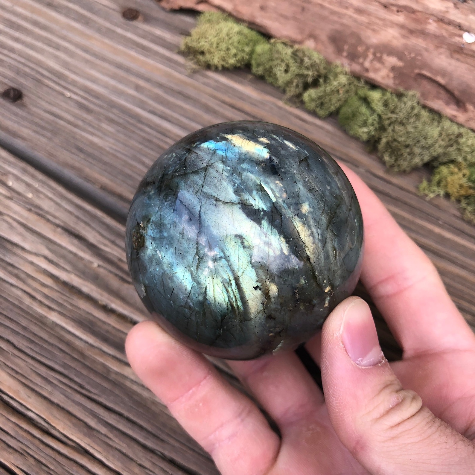 Labradorite Crystal Ball 60mm - Etsy