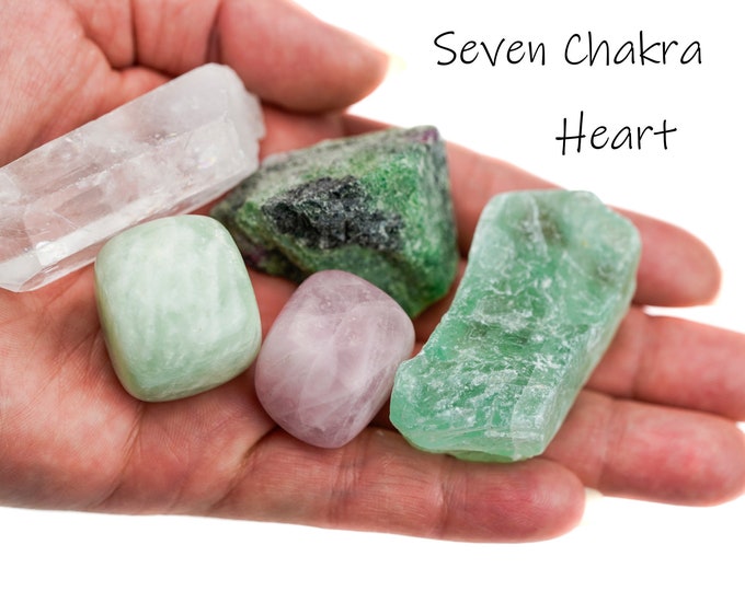 Heart Chakra Crystal Set - Etsy