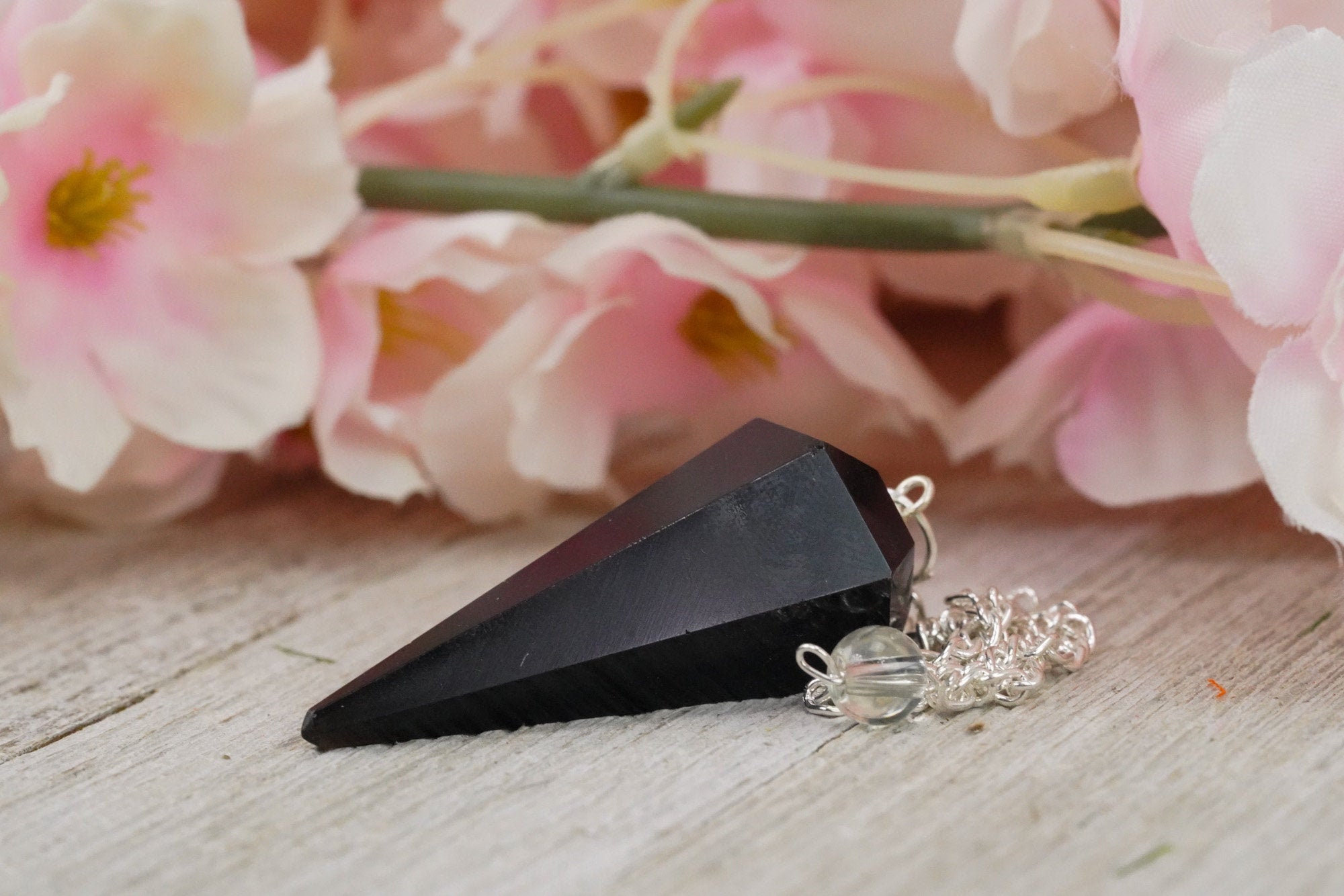 Obsidian Crystal Pendulum Dowsing Healing - Etsy