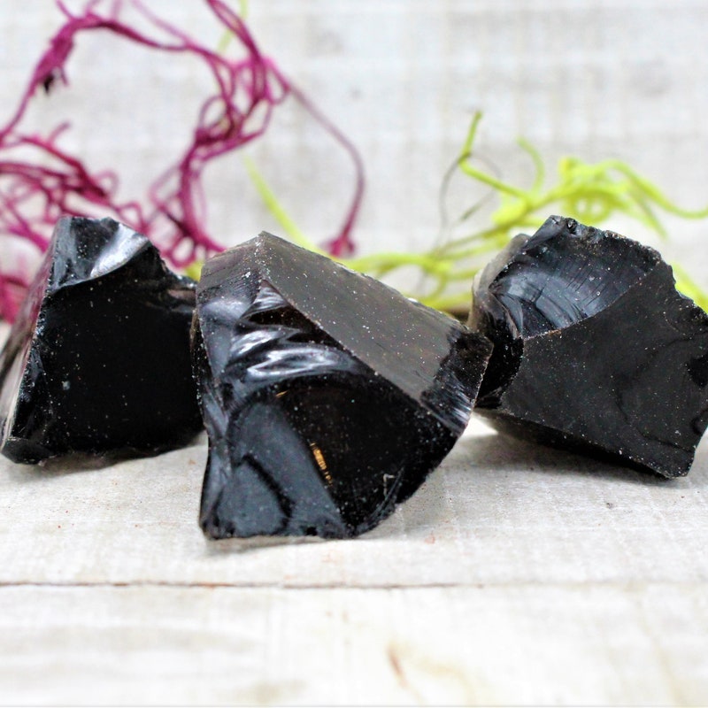 Raw Obsidian - Etsy