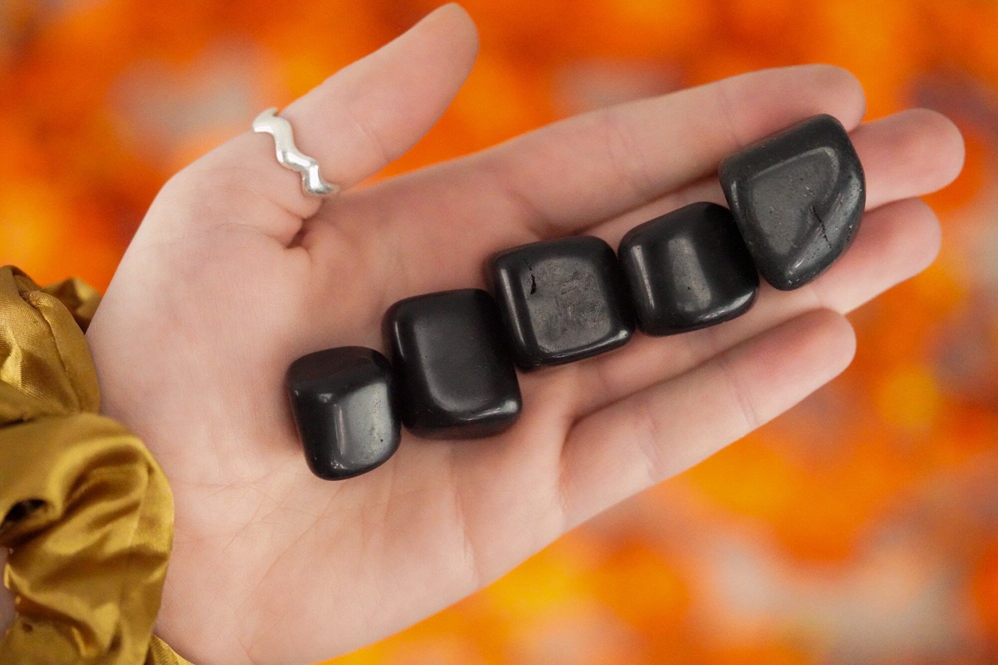 Tumbled Obsidian Polished Stone - Etsy