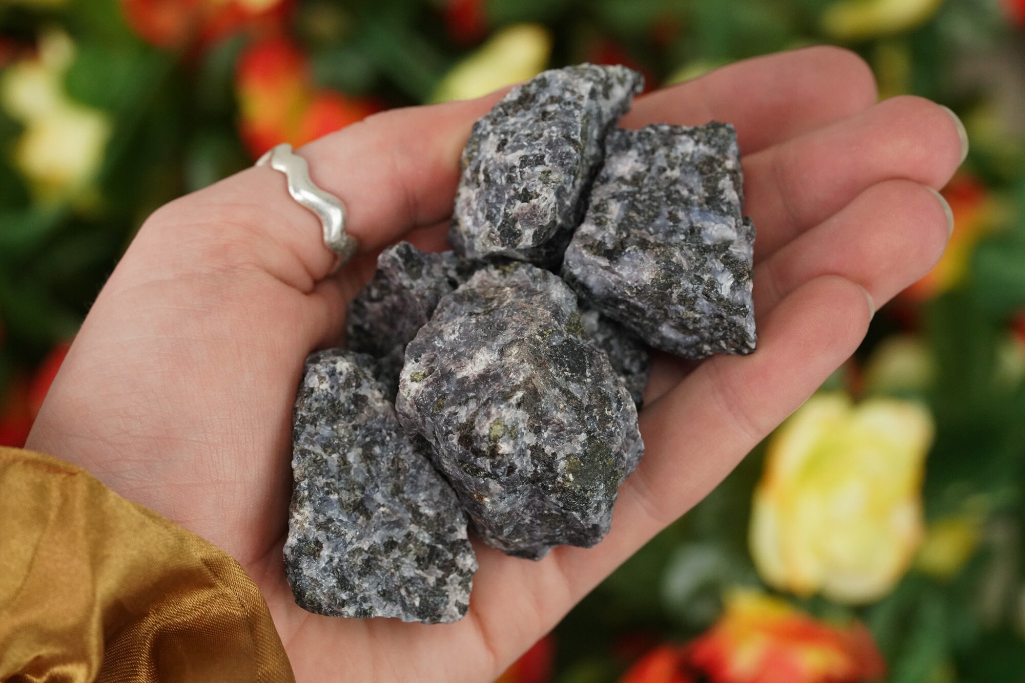 Small Raw Indigo Gabbro Rough Crystal | Etsy