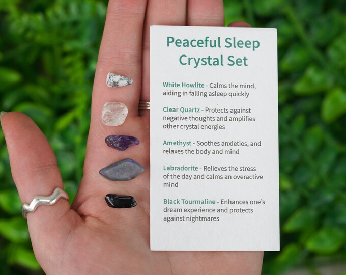 Sleep Crystals Set, Sleep Crystal Set, Crystals for Sleep, Crystals of ...