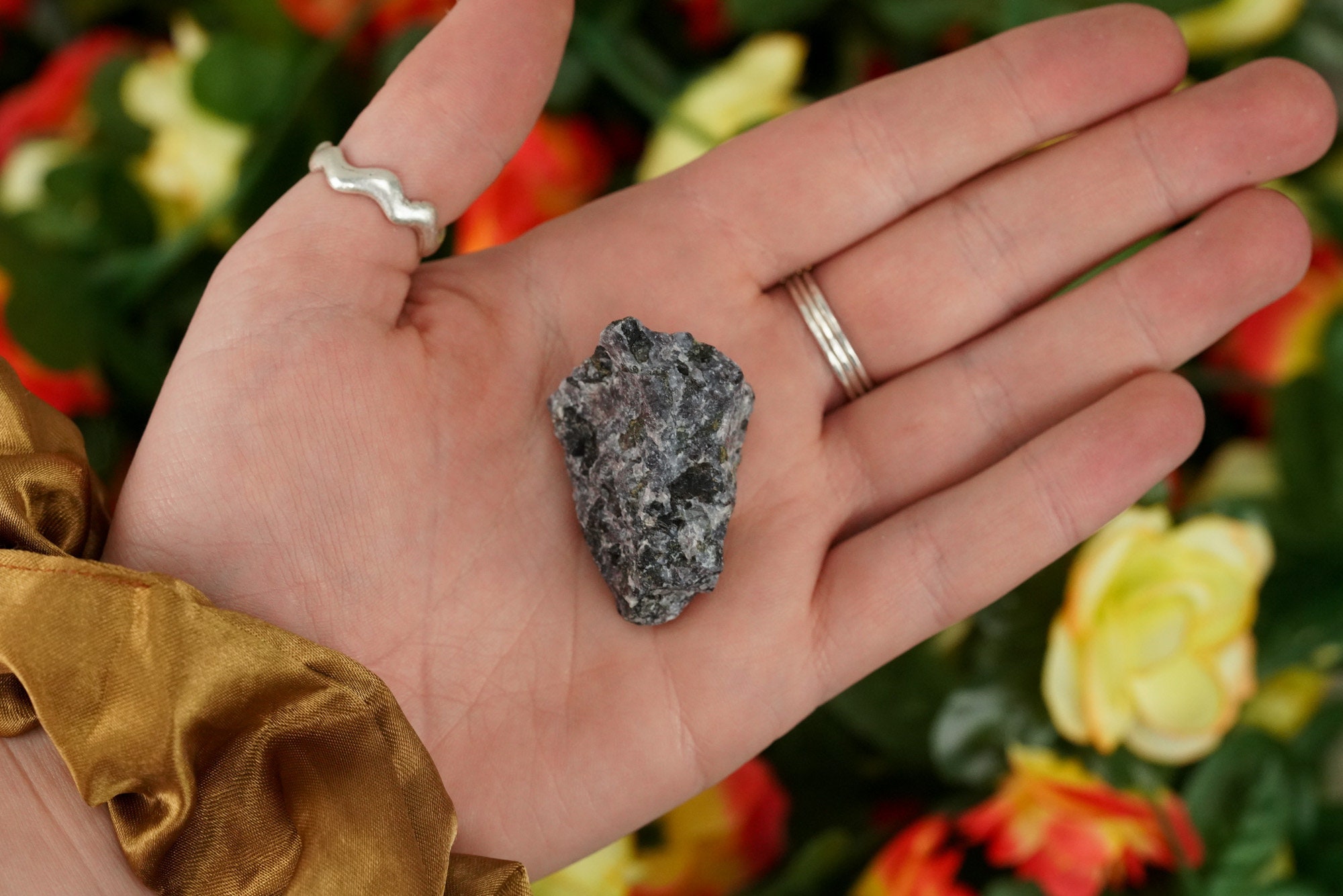 Small Raw Indigo Gabbro Rough Crystal | Etsy