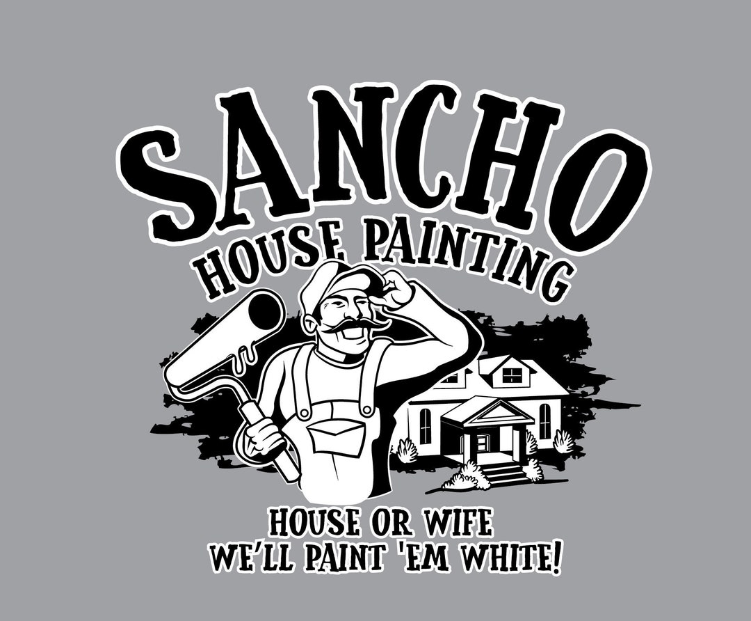 Sancho House Painting, Funny Mexican Latino Fashion, Casual Urban ...