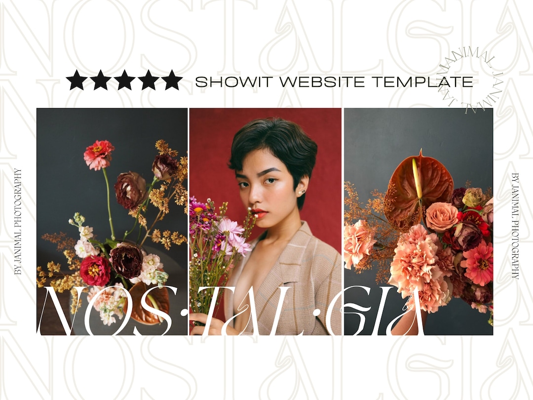 Nostalgia SHOWIT Template Website Design (business Site) - for ...