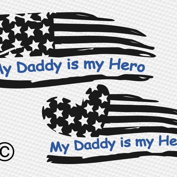 Daddy Flag Svg - Etsy